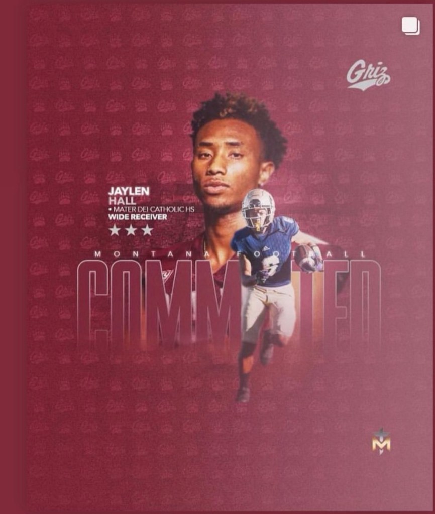 Mater Dei WR Jaylen Hall has committed to Montana – Daygofootball