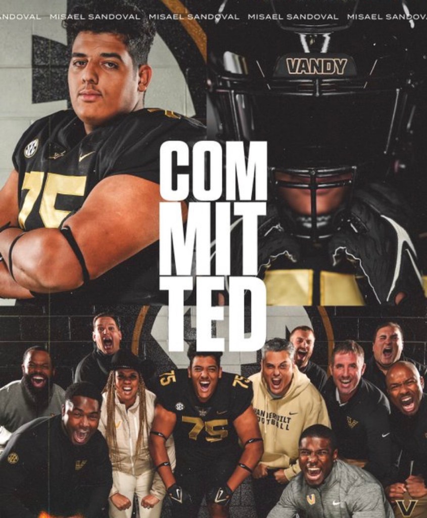 St. Augustine OL Misael Sandoval has committed to Vanderbilt ...